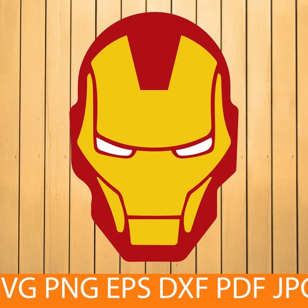 Iron Man Svg - Etsy