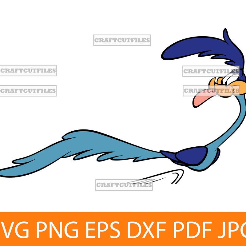 Road Runner Svg - Etsy