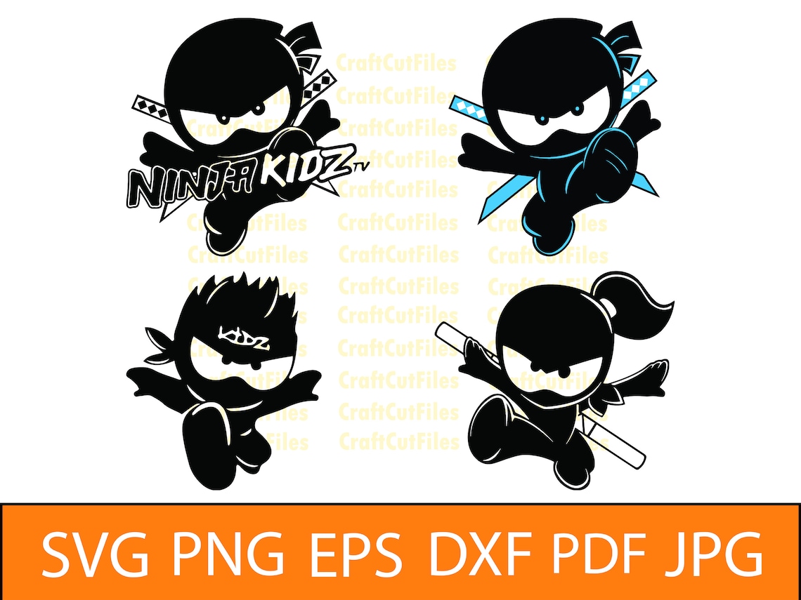 Ninja Kidz Tv Kids SVG Gaming Team Top Tee SVG Ninja Kidz - Etsy