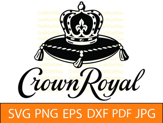 Crown Royal Whiskey SVG PNG DXF Crown Royal Clipart Crown - Etsy