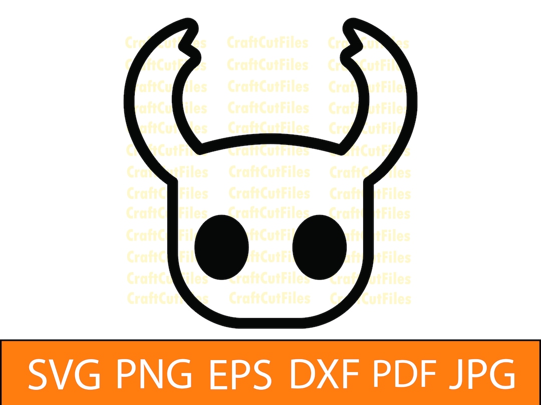 Hollow Knight Head SVG, Hollow Knight Face SVG, Hollow Knight SVG ...