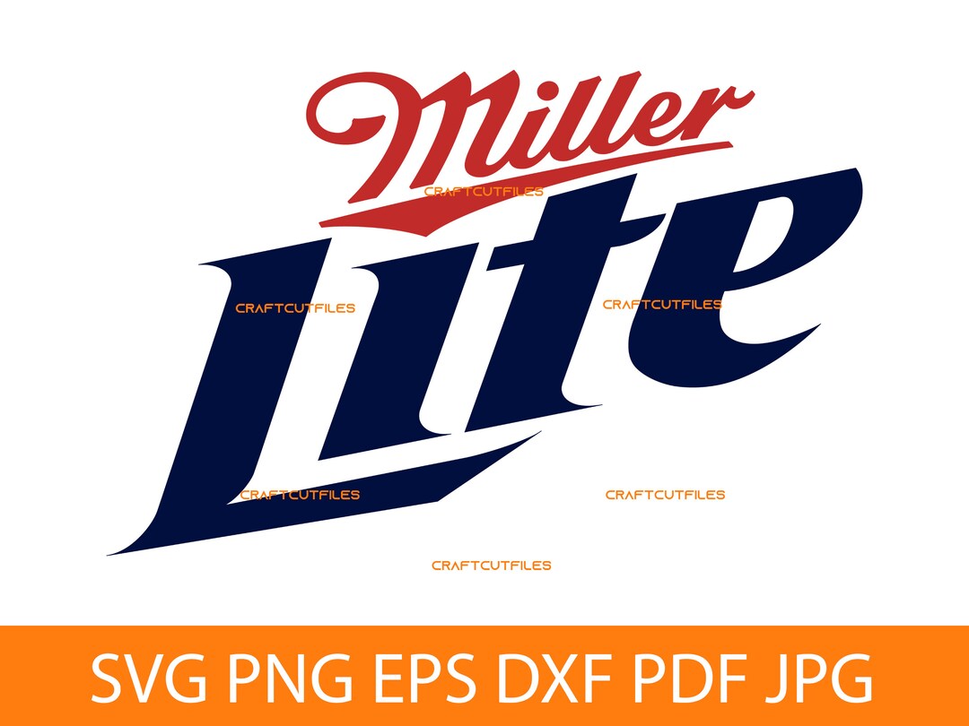 Miller Lite SVG PNG DXF - Etsy Singapore