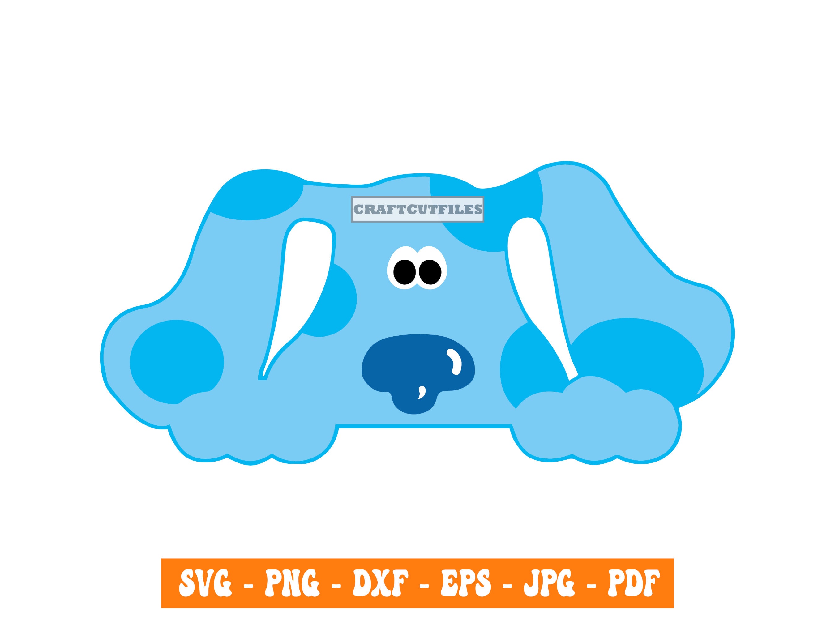 Blue's Clues 2 SVG PNG PDF, Blue's Clues Vector - Etsy