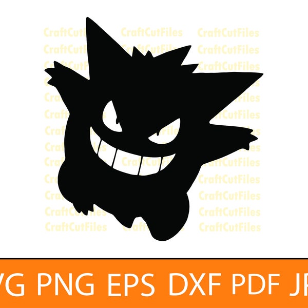 Gengar Svg - Etsy