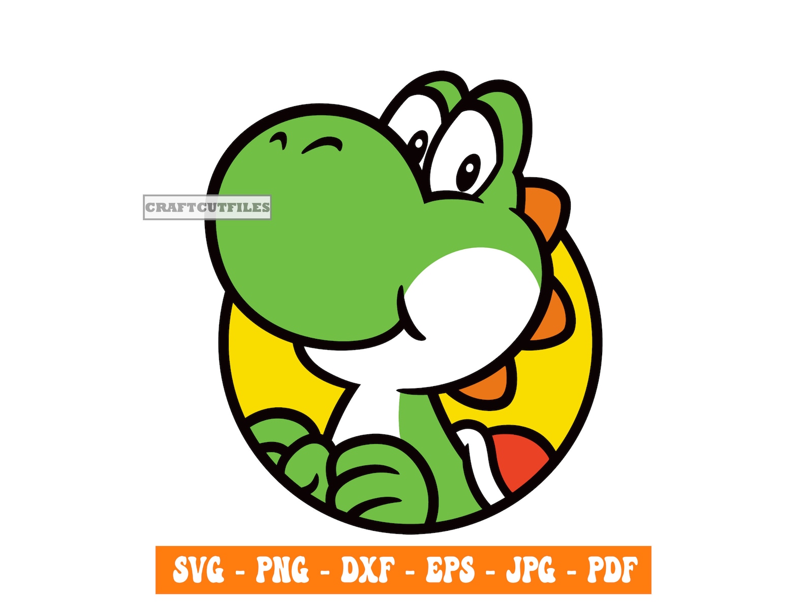 Yoshi Gesicht SVG PNG PDF, Yoshi SVG, Yoshi Clipart, Yoshi Dateien für ...