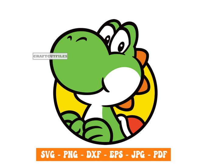 Yoshi 6 Svg, Png, Pdf, Dxf - Etsy Canada