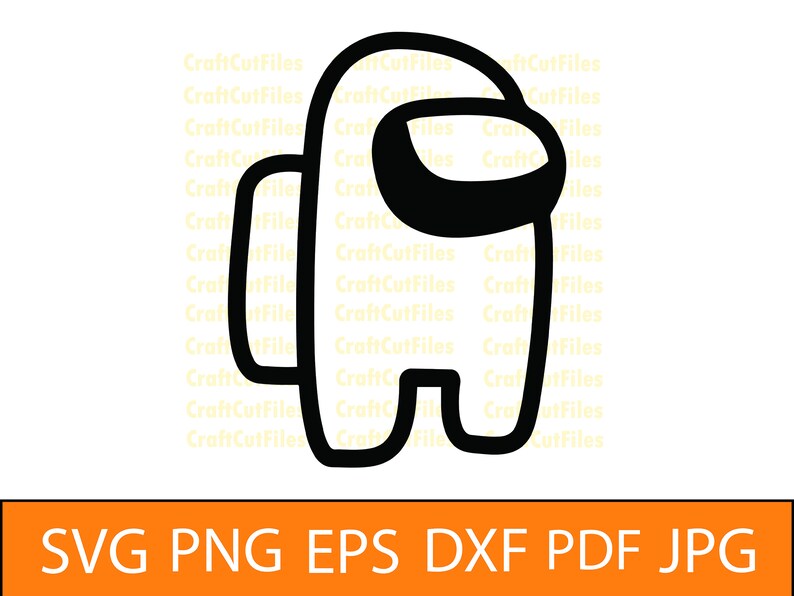 Among Us SVG DXF PNG File - Etsy