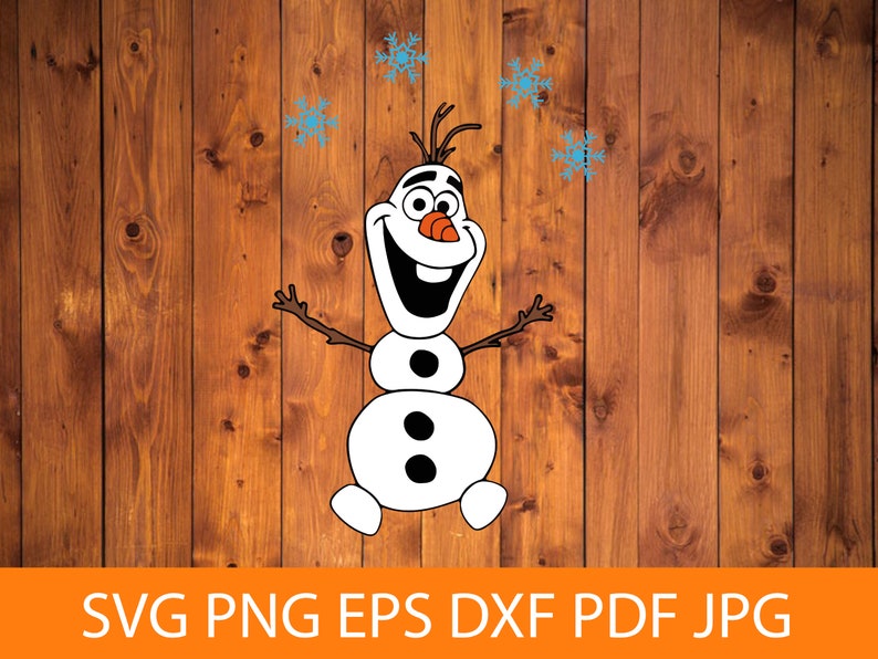 Olaf SVG PNG DXF Olaf Clipart Olaf Cut File for Cricut - Etsy