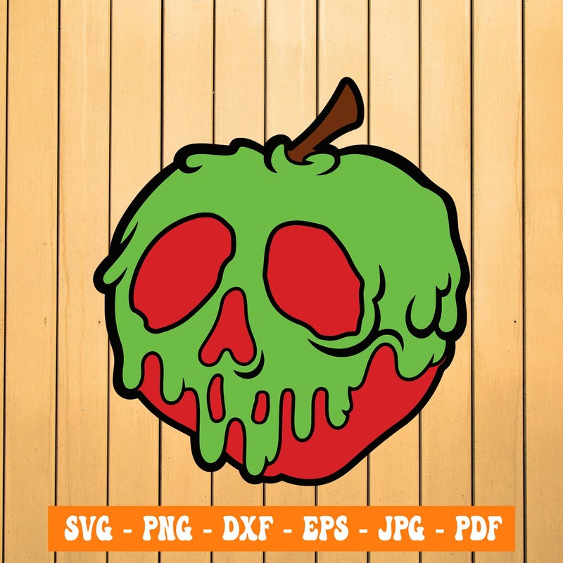 Halloween Apple Clipart - Etsy