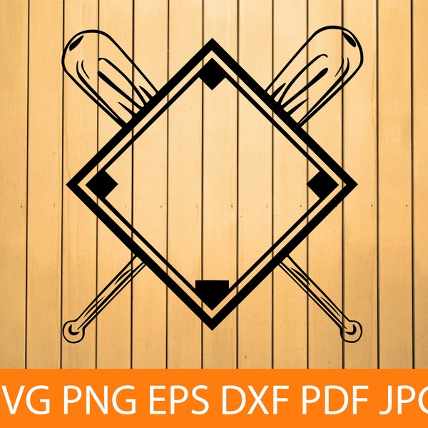 Baseball Diamond Svg - Etsy