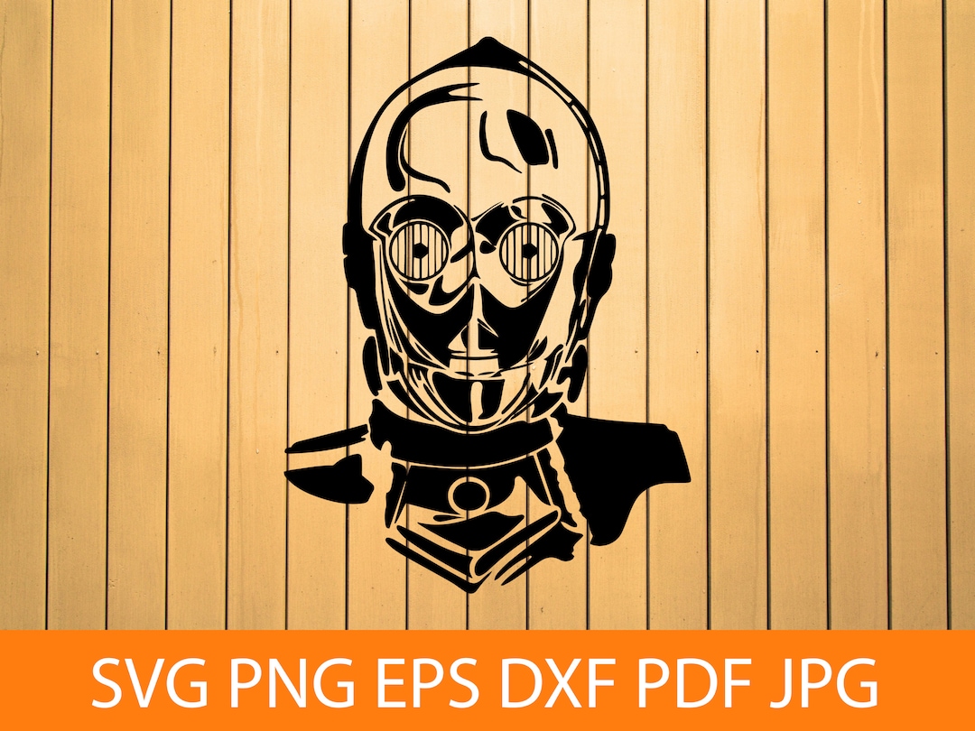 C3-PO SVG, C3PO SVG, Threepio Svg, Star Wars Svg, C3PO Clipart, C3PO ...