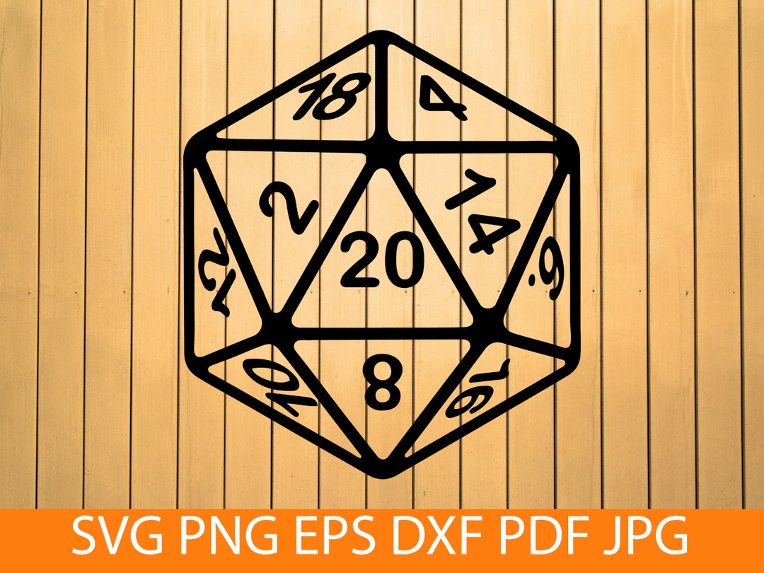 D20 SVG, Roleplaying Svg, D&D Svg, D and D Svg, Dnd Svg, Dungeons and ...
