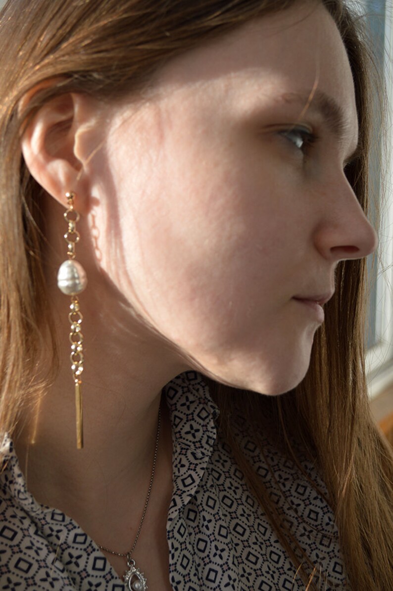 Maneskin Damiano David Inspired Pearl Earrings - Etsy