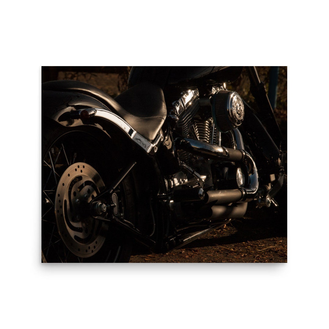 Vintage Motorcycle Poster - Etsy