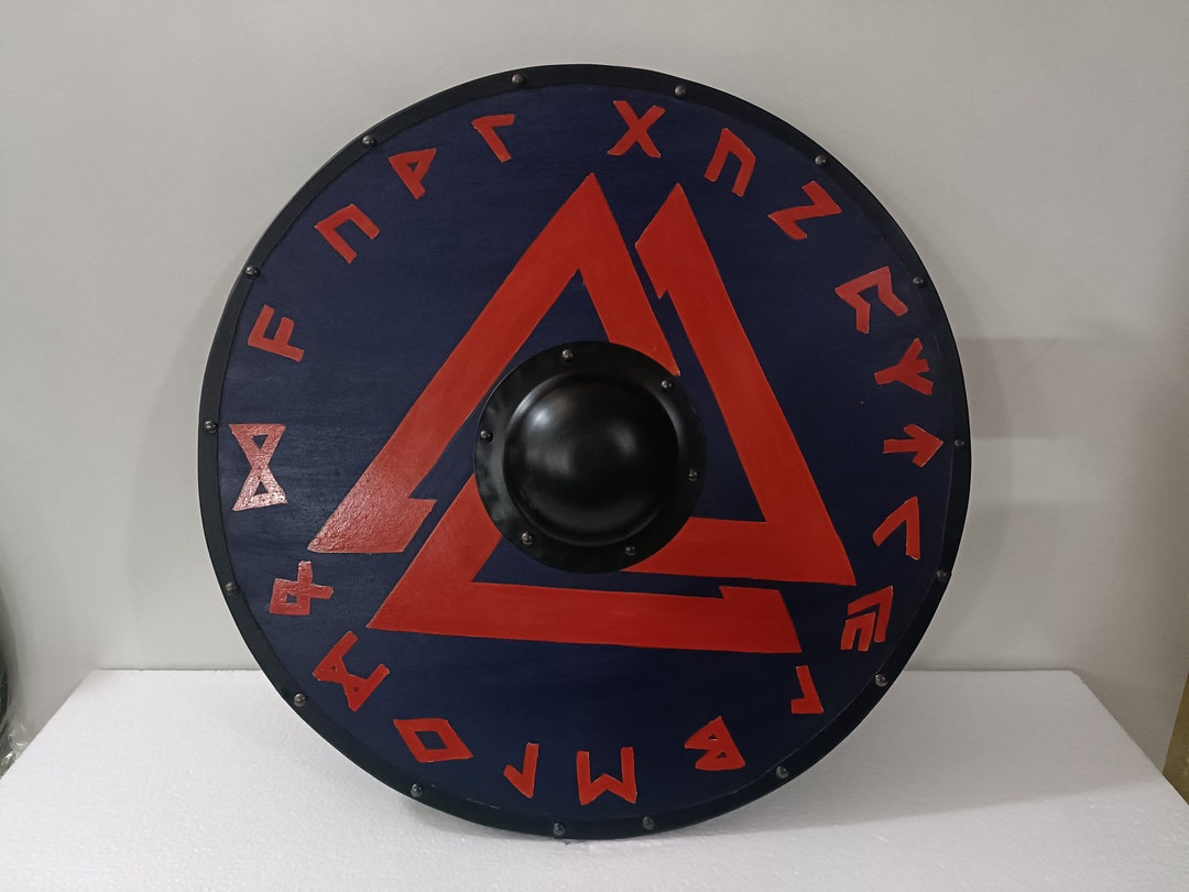 Valknut Viking Shield Valhalla Viking Shield Shieldmaiden Cosplay - Etsy