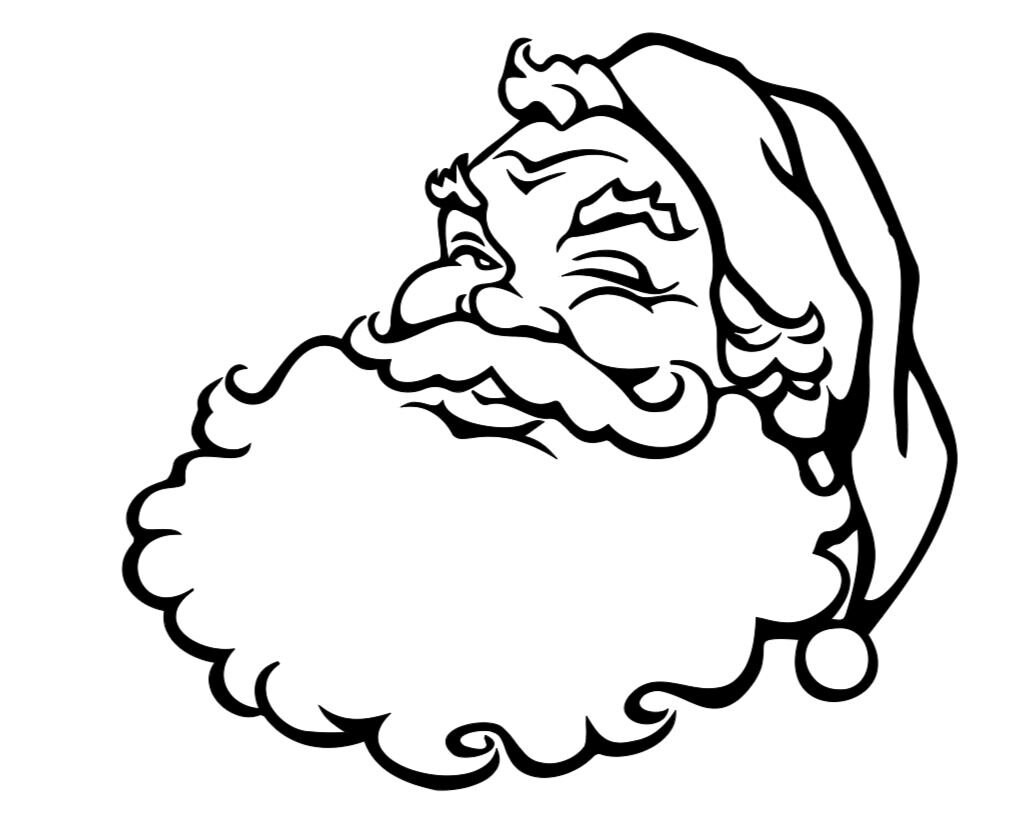 Winking Santa Clipart Pixel