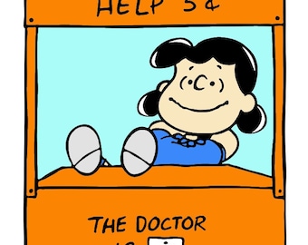 Peanuts Lucy Sign - Etsy