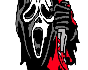 Scream Mask Blood - Etsy
