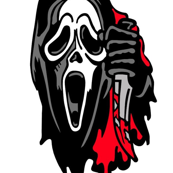 The Scream Mask Svg - Etsy