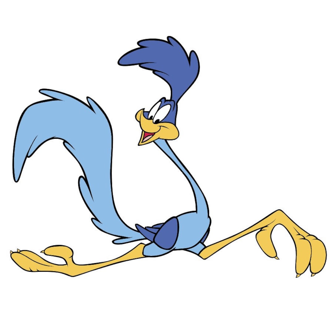 Meep Meep Road Runner SVG Color and Black and White - Etsy