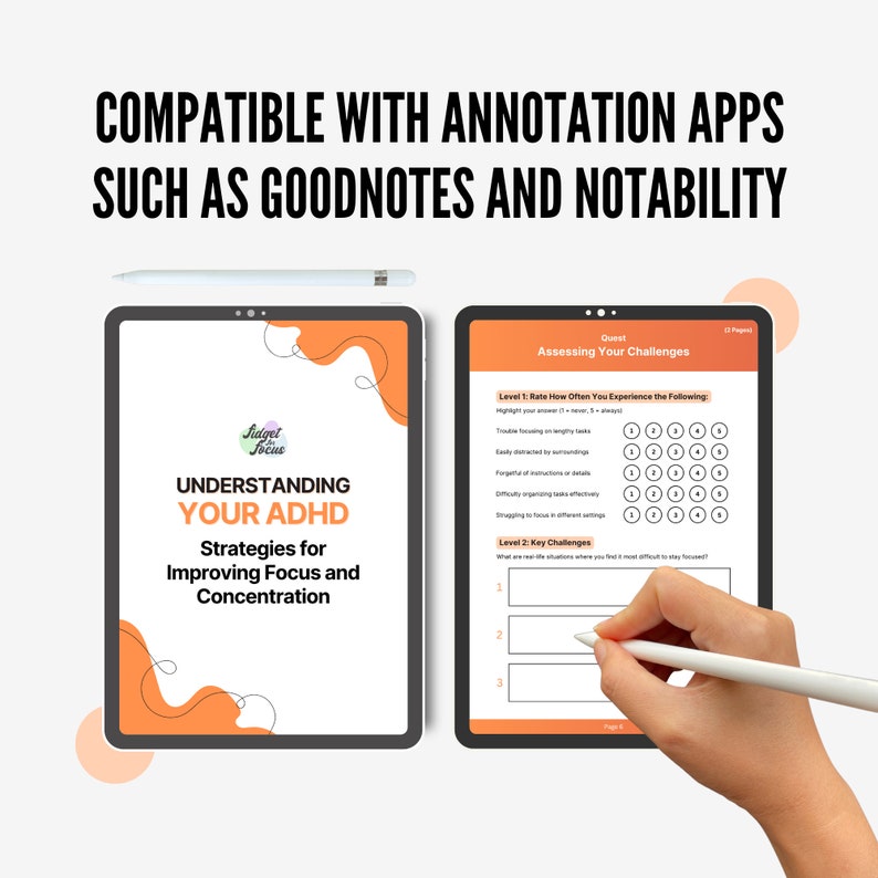 ADHD Focus & Concentration Workbook Strategies for Improving Attention ...