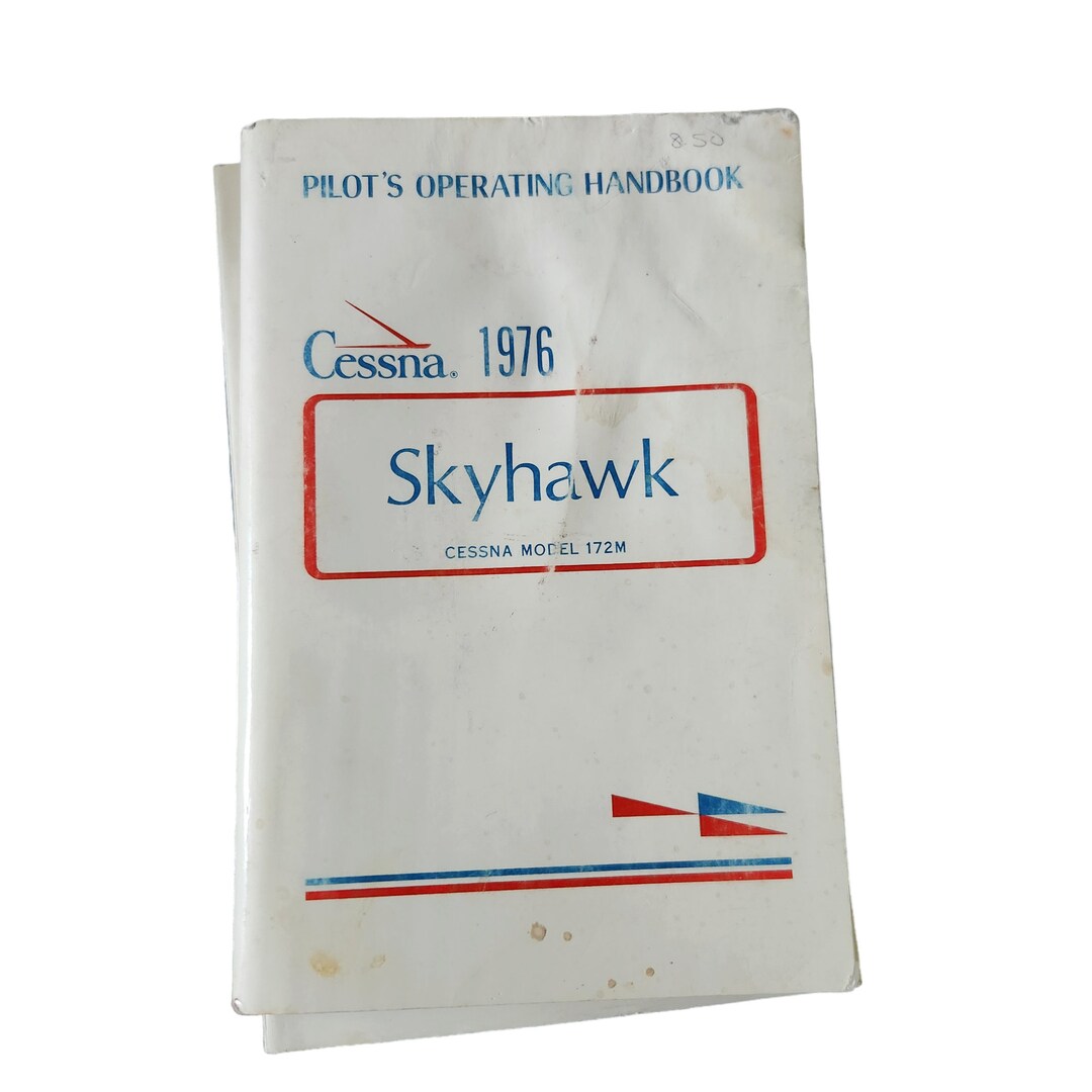 Cessna 1976 Skyhawk Model 172M Manual Pilots Handbook - Etsy
