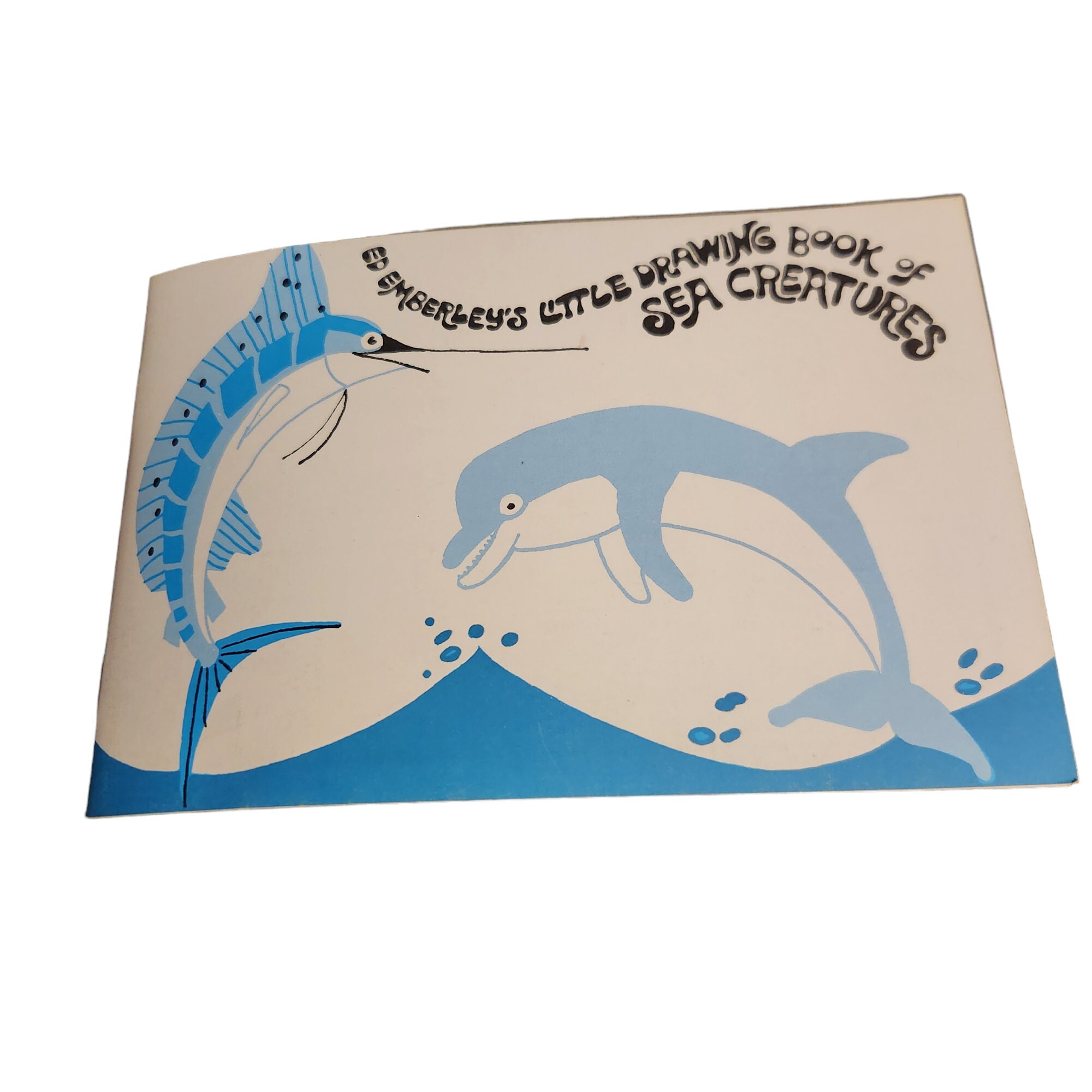 1990 Ed Emberly Little Drawing Book of Sea Creatures - Etsy
