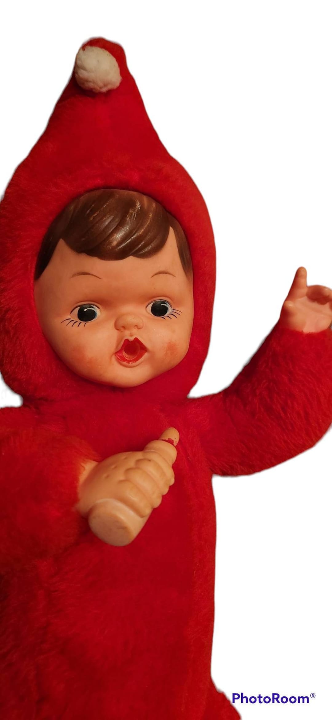 Rubber Faced Baby W Bottle 1950s Plush - Etsy