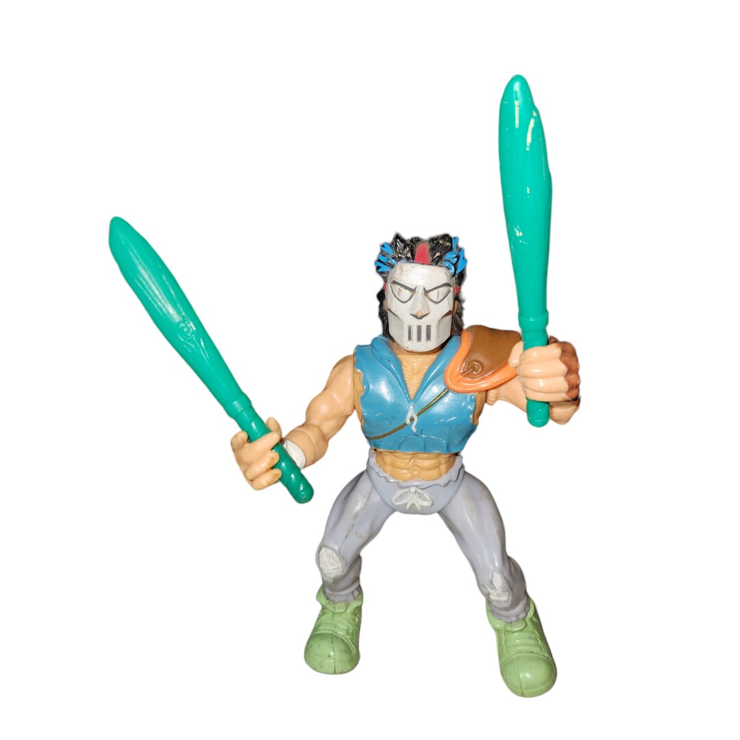 1989 TMNT Casey Jones Action Figure With 4 Weapons - Etsy