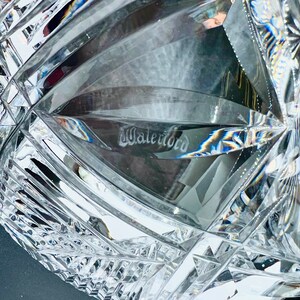 WATERFORD CRYSTAL Bowl | Heavy Cut Crystal Fruitbowl, Star Cut Base ...