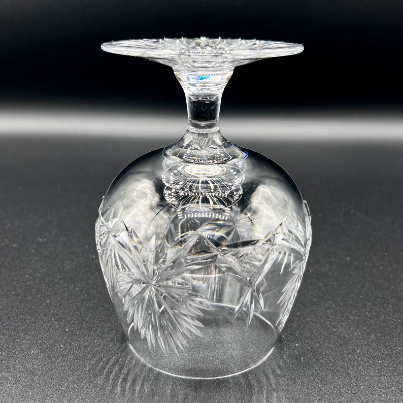 Vintage Edinburgh Crystal Cognac Glass: Star of Edinburgh Pattern ...