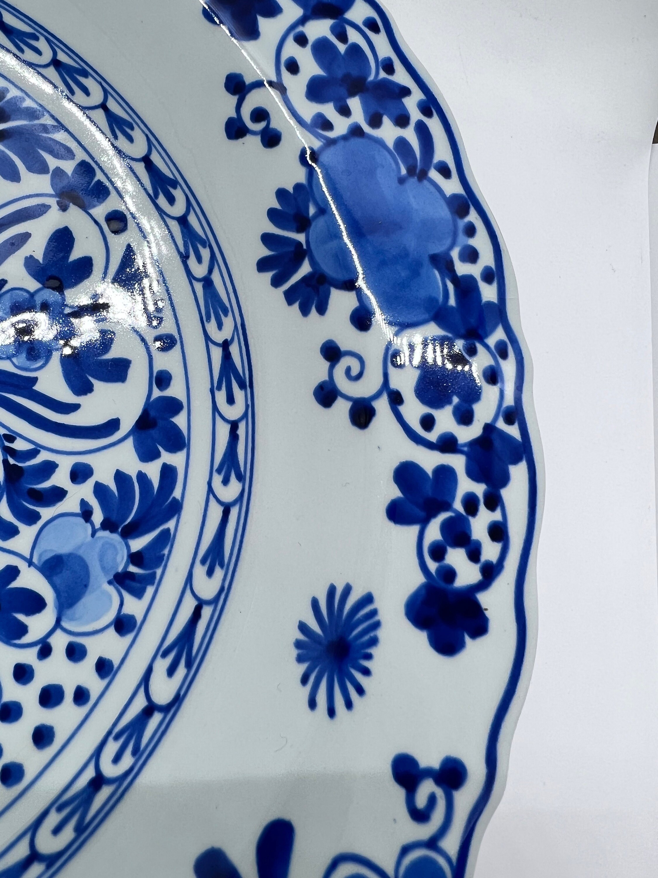 Vintage Large Delfts Blue Plate Porceleyne Fles Plate Vinatge Dutch ...