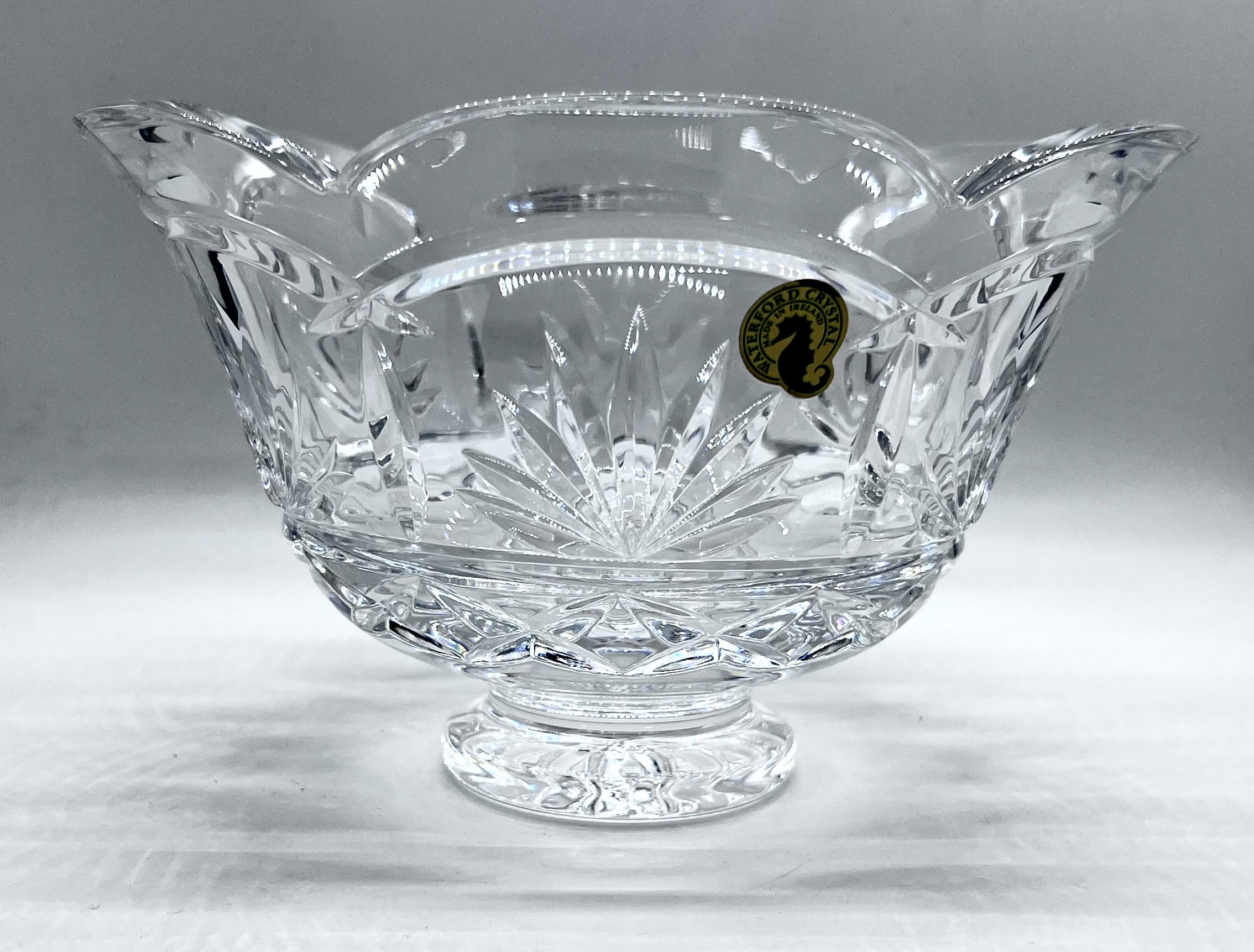 WATERFORD CRYSTAL Bowl Vintage Cut Crystal Fruit Bowl Classic Crystal ...