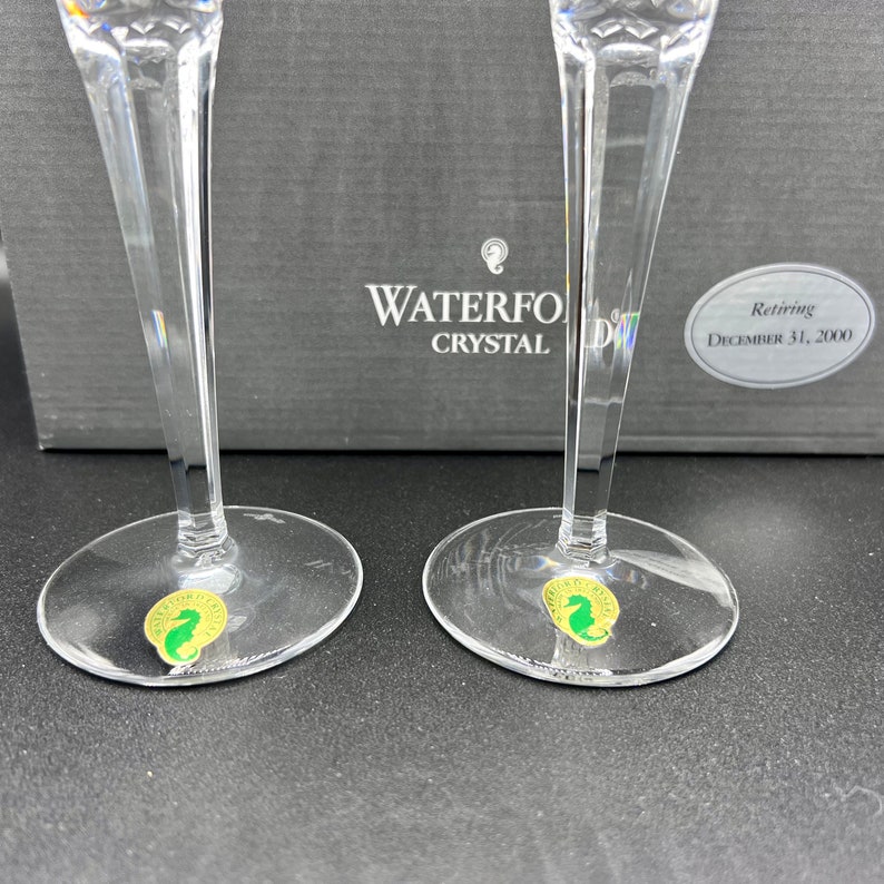 Waterford Crystal Champagne Flutes, the Millennium Collection Yr2000 ...