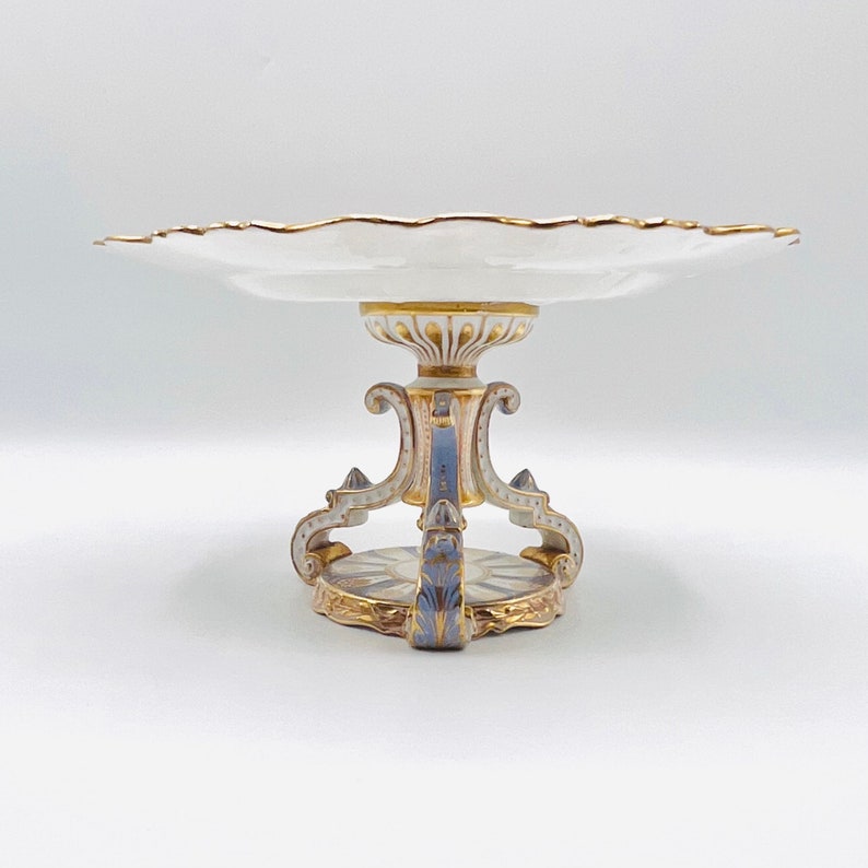 ANTIQUE PORCELAIN TAZZA Antique Paragon Compote Plate , Edwardian ...