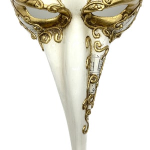 Venetian Long Nose Casanova Mask, Original Handpainted Made in Italy ...