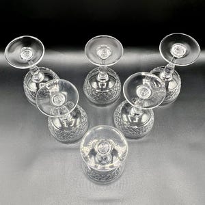 Vintage Tudor CRYSTAL Champagne Glasses, Holbein Pattern, Set of 6 ...