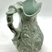 ANTIQUE JADE PITCHER Green Stone Relief Moulded Jug - Etsy
