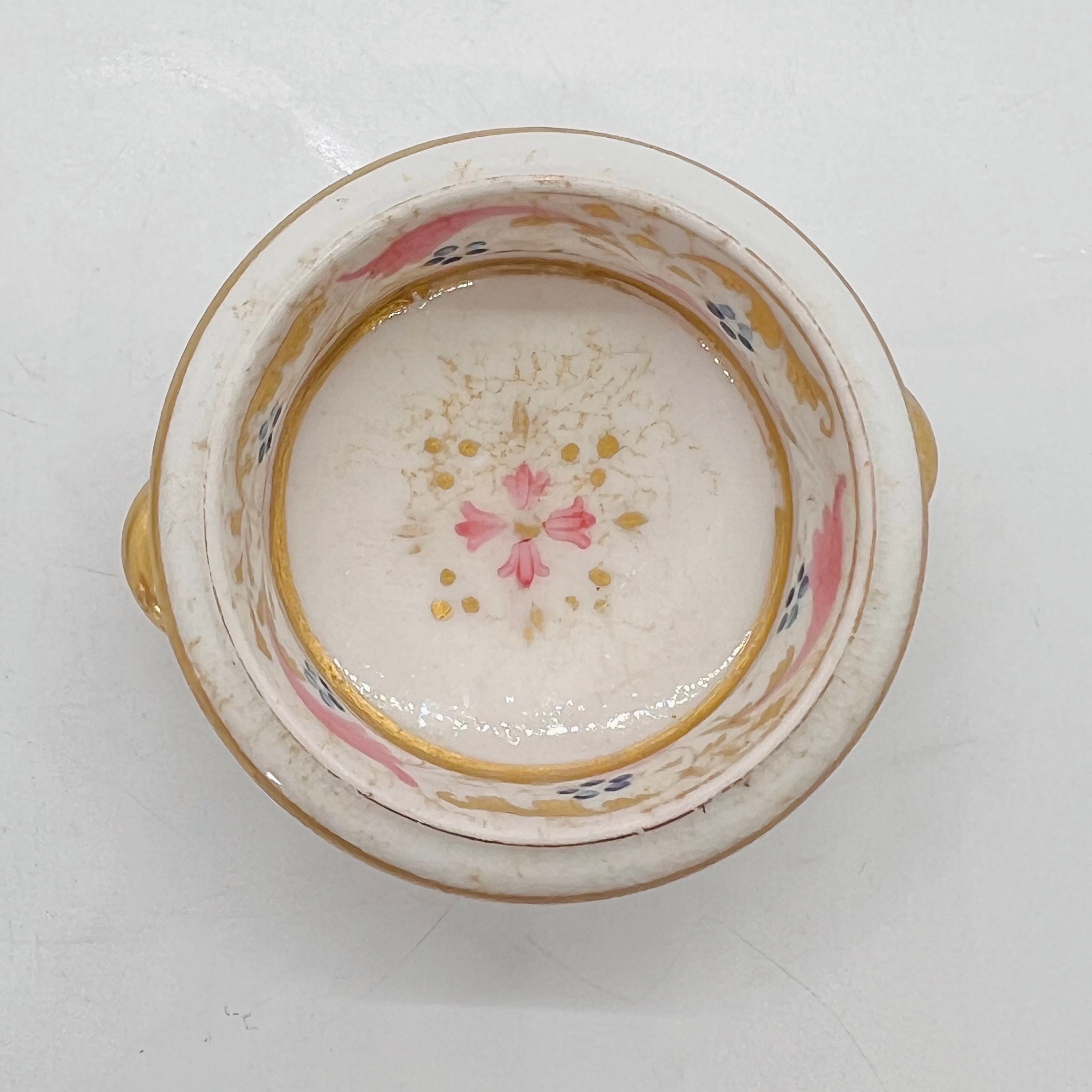 ANTIQUE DERBY BOWL Antique Salt Dish Royal Crown Derby Bowl Antique ...
