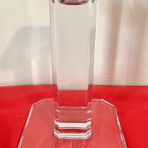 Vintage Lead Crystal JASPER CONRAD Candlestick Holder STUART Crystal ...