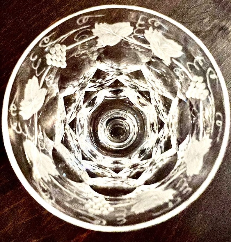 Vintage Sherry Glasses 3 Signed Edinburgh Crystal Vintage Port Glasses Vintage Edinburgh Crystal