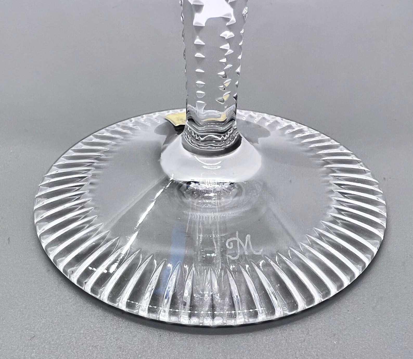 Meissen Crystal Cranberry Red Wine Glass Echt Meissner Bleikristall ...