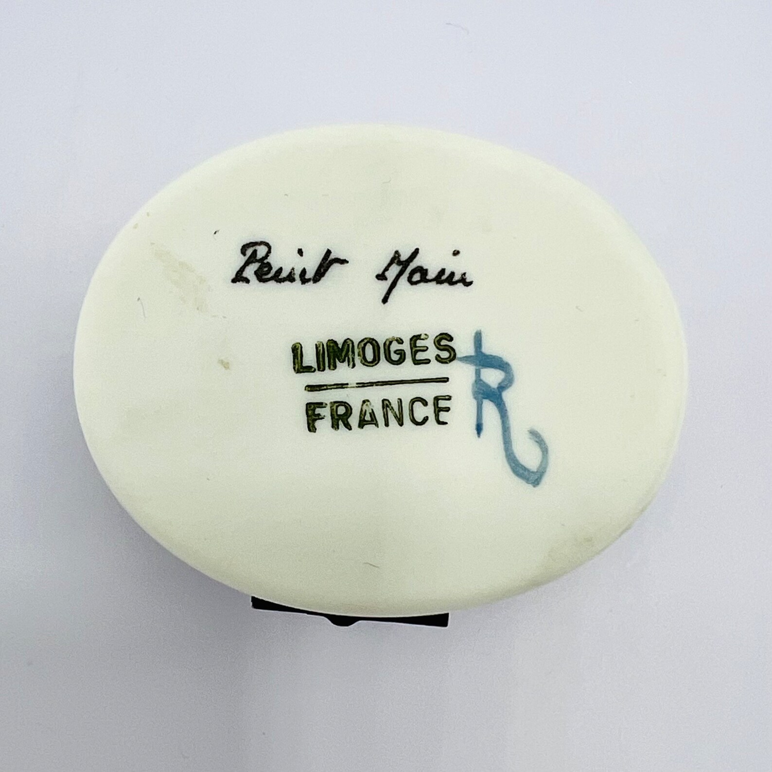 Vintage Limoges Porcelain Pill Box: French Handpainted Floral Trinket ...