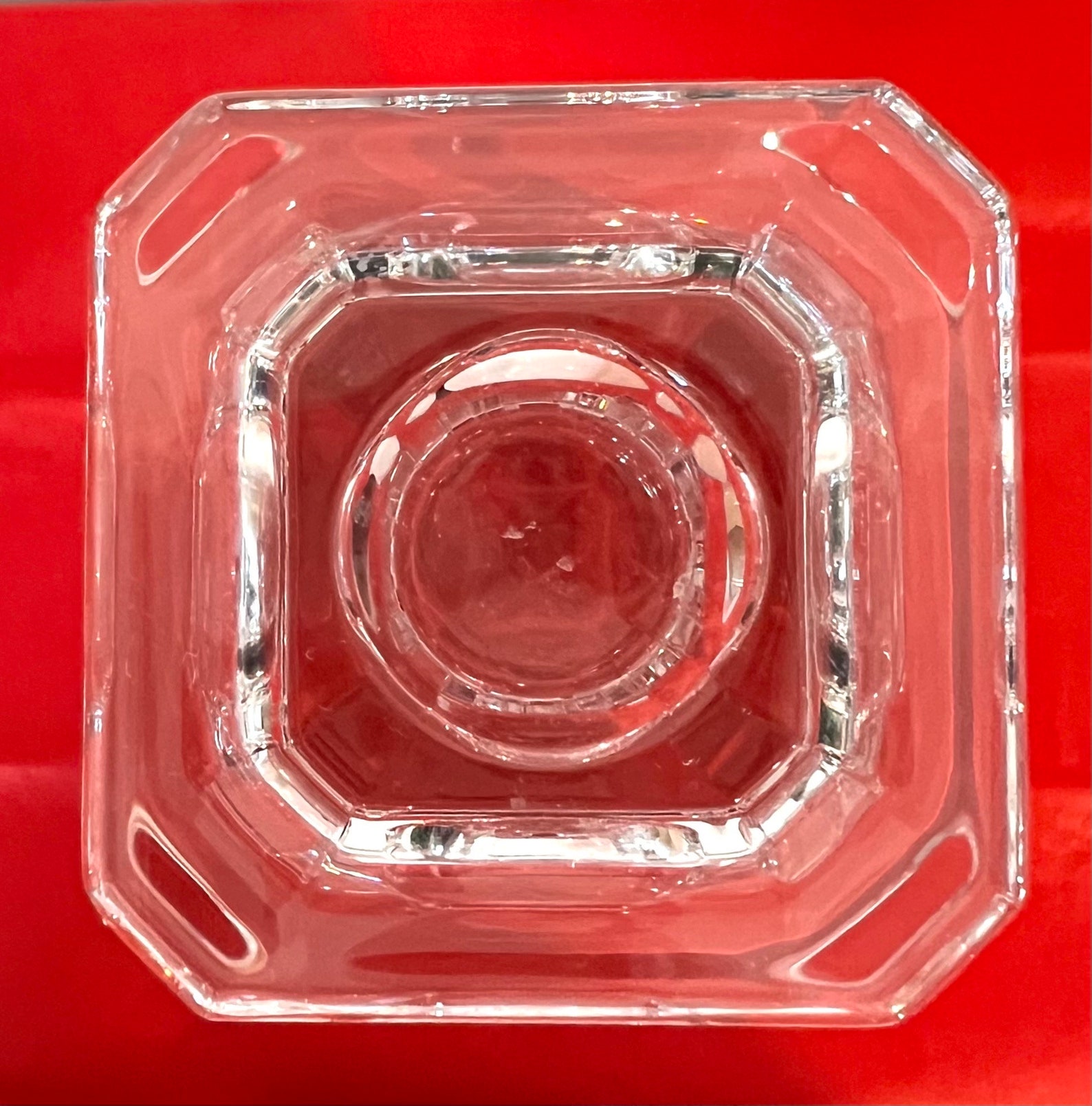 Vintage Lead Crystal JASPER CONRAD Candlestick Holder STUART Crystal ...