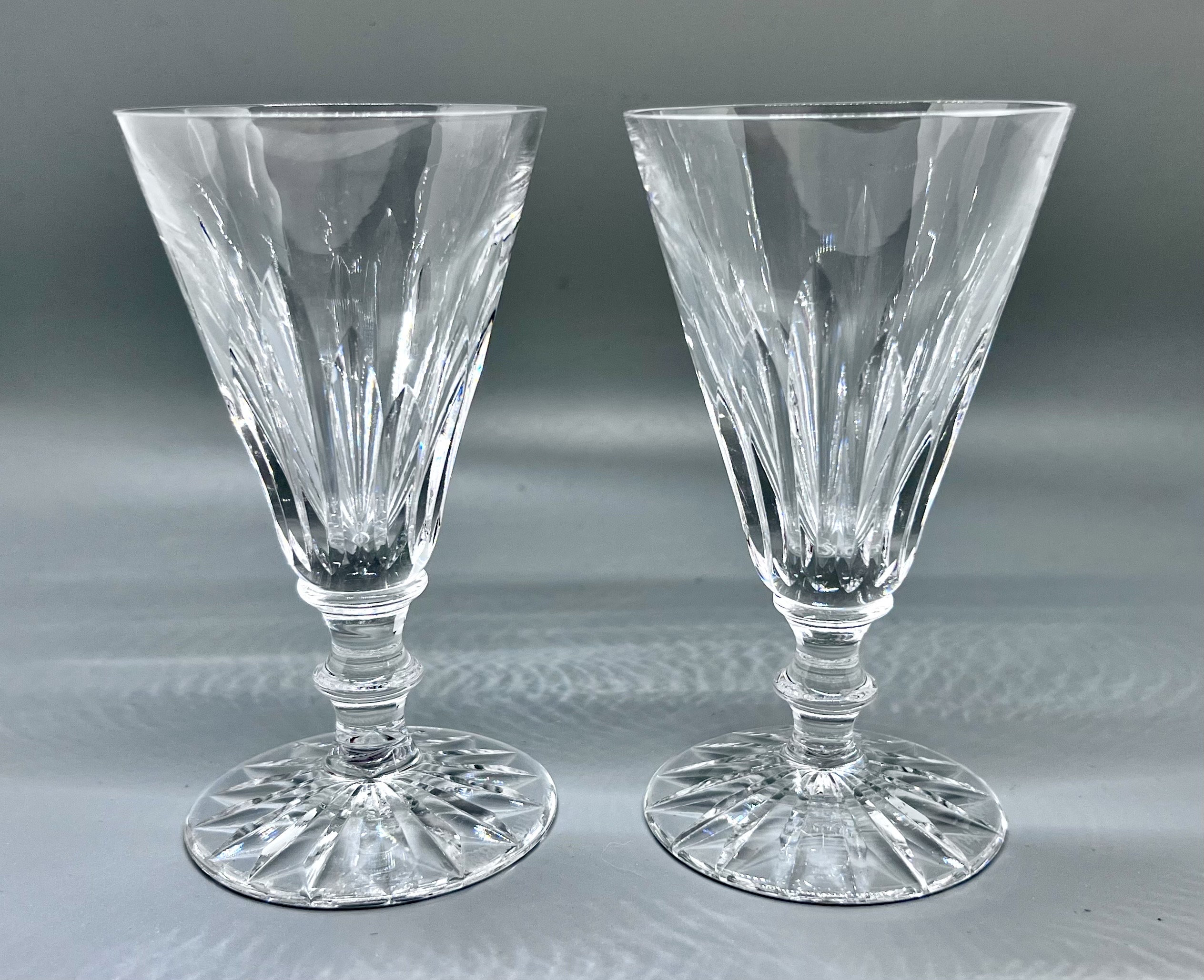 WATERFORD CRYSTAL Glasses 2 Vintage Waterford Eileen Sherry - Etsy