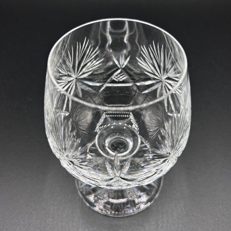 Vintage Edinburgh Crystal Cognac Glass: Star of Edinburgh Pattern ...