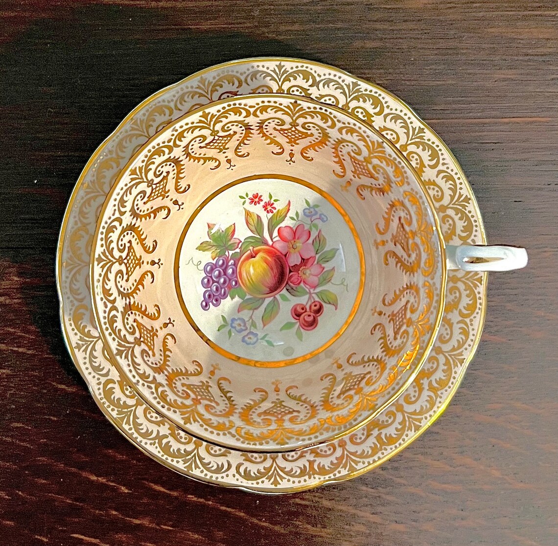 VINTAGE PARAGON Teaset, Cup & Saucer Paragon Teacup Vintage Cabinet Cup ...