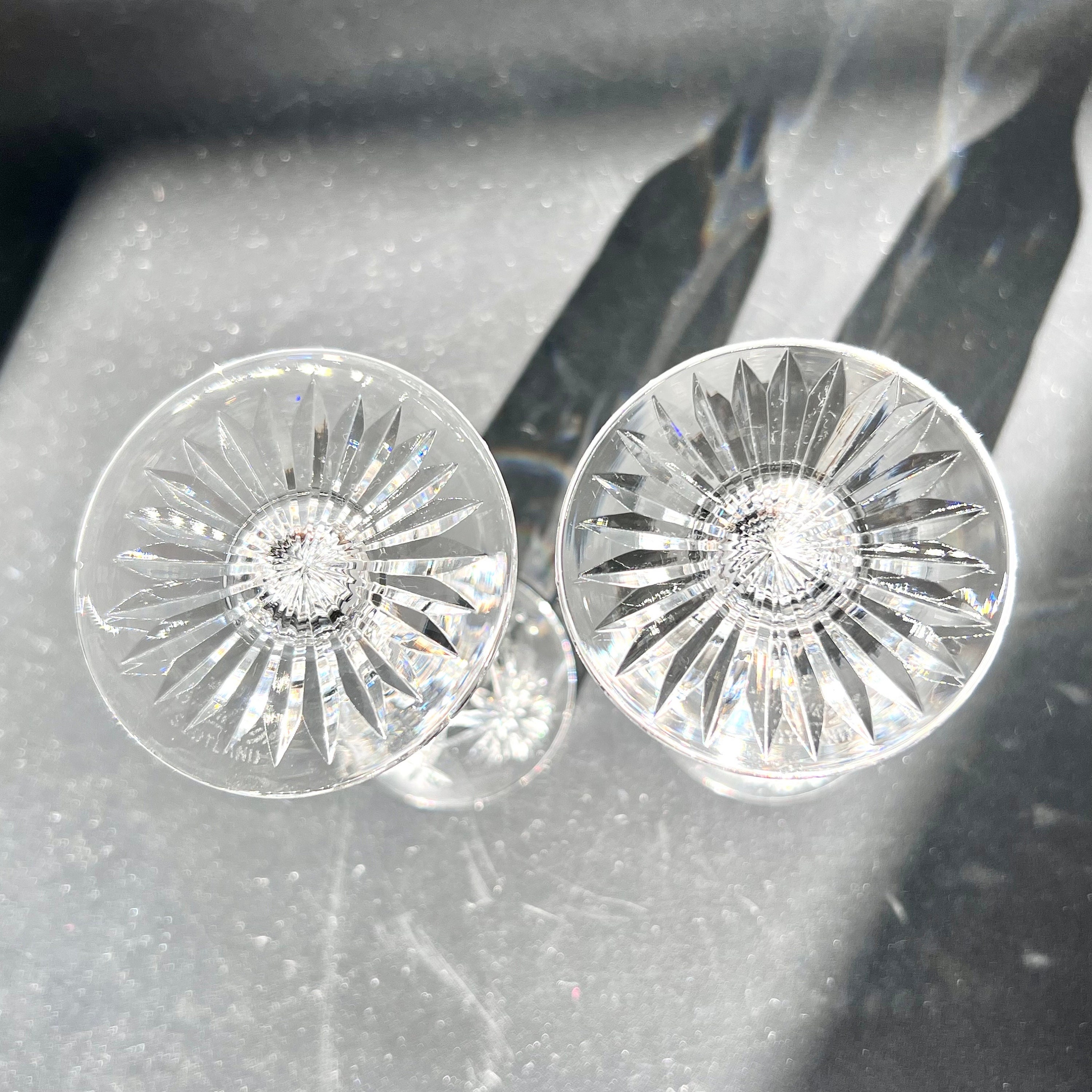 VINTAGE EDINBURGH CRYSTAL, Star of Edinburgh, 2 Liquer, Aperitif ...