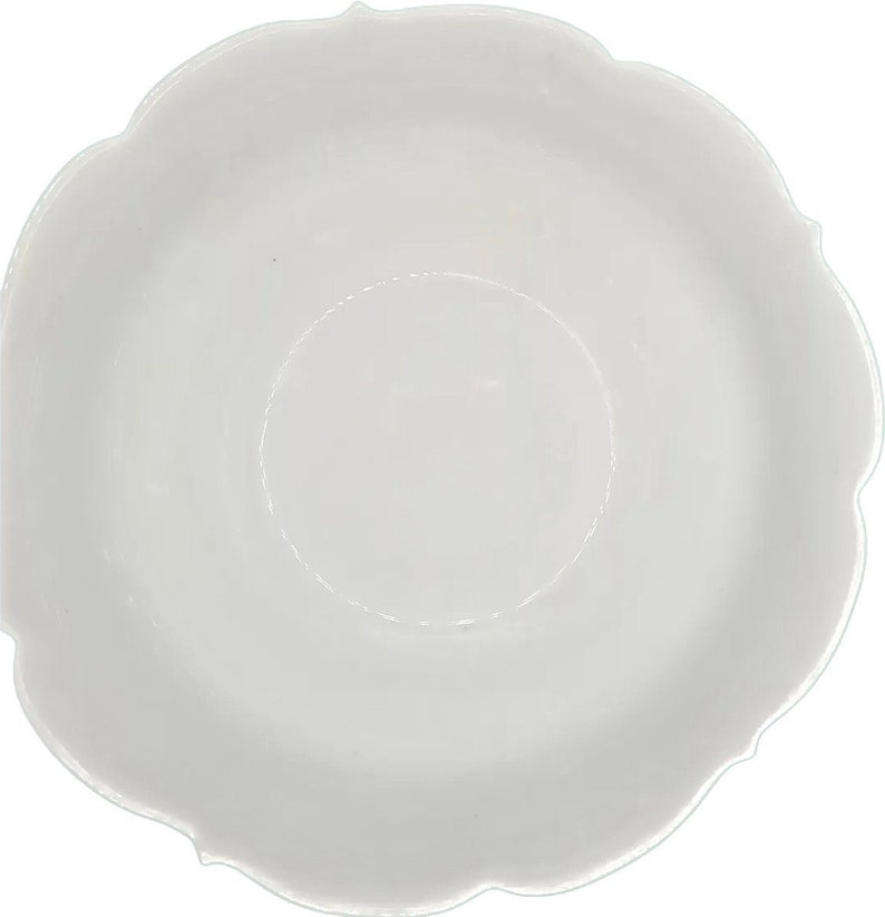 ANTIQUE MEISSEN Green Ivy Footed Tazza 4 Cake Plates Meissen Dinnerware ...