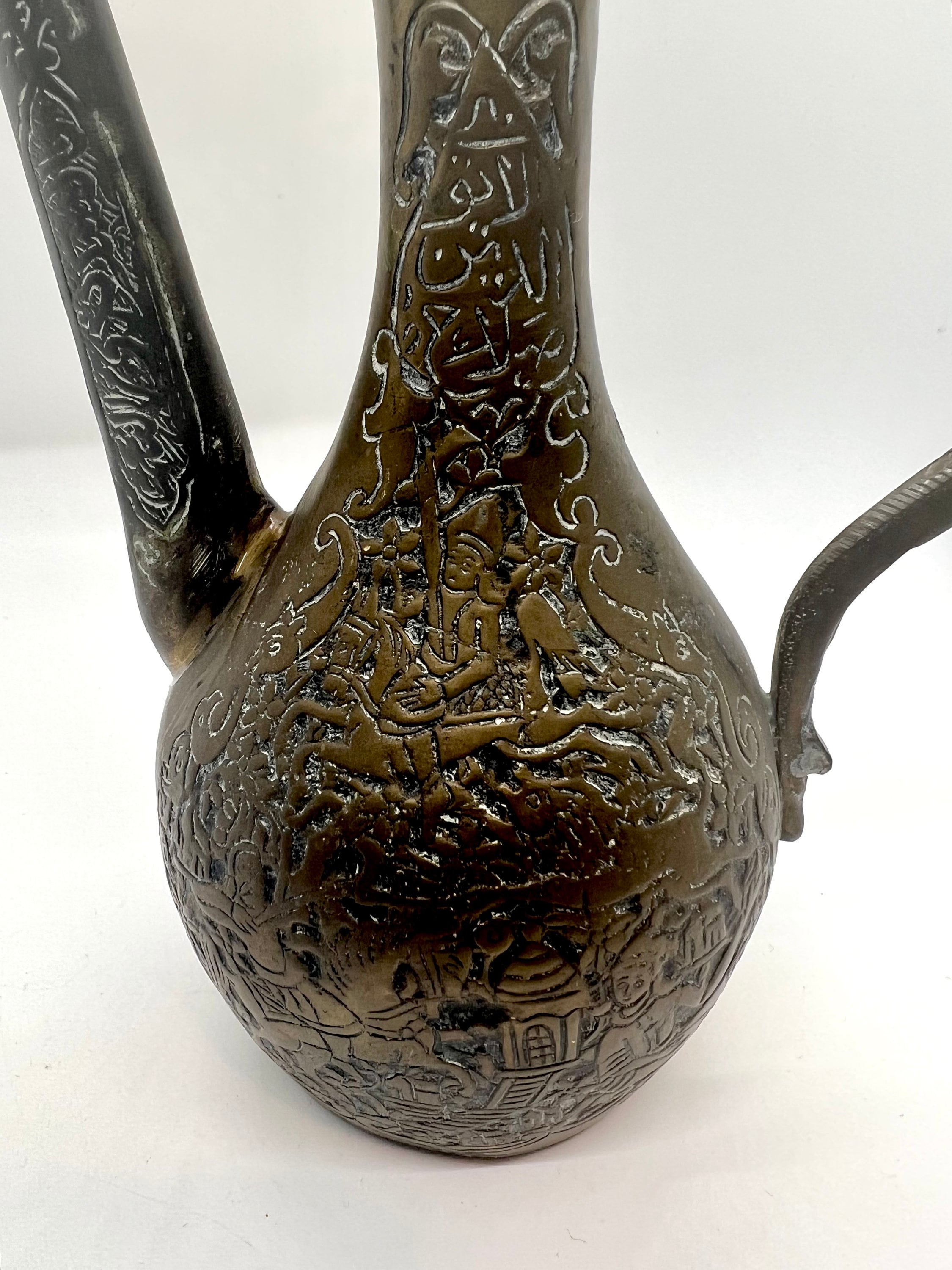 ANTIQUE Bronze Ewer | Antique Bronze Coffee Pot | C1800 / 1900 | Middle ...